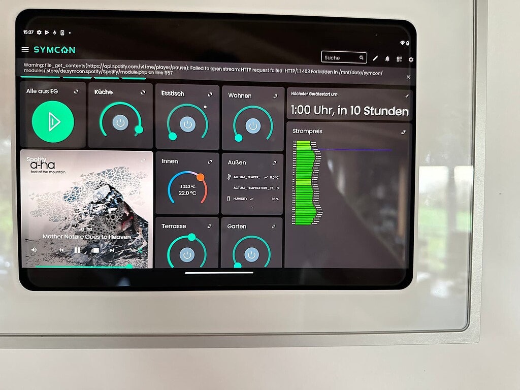 Neue Visualisierung, Android App, Skalierung HTML Box - Visualisierung - Symcon Community